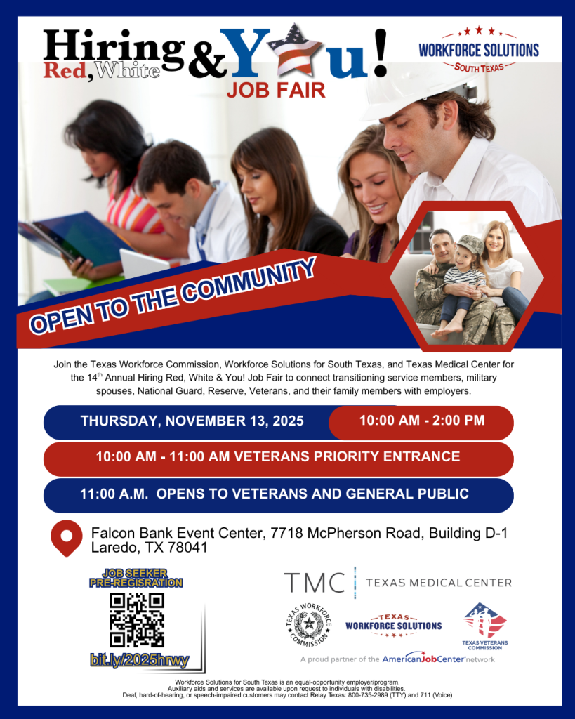 Hiring Red, White & You! ⋆ Workforce Solutions for South Texas